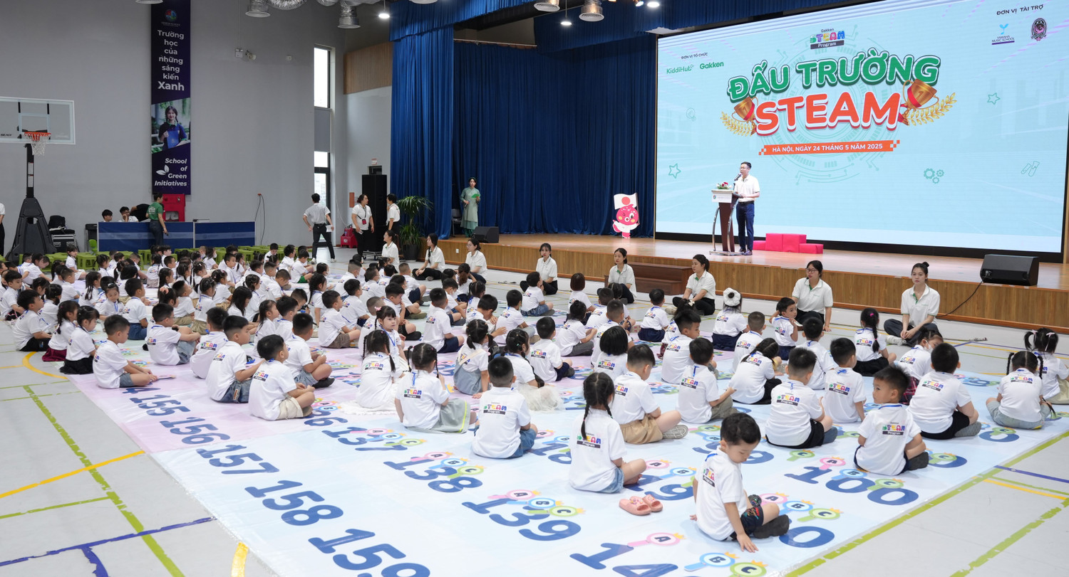 Hơn 70 trường mầm non tranh tài Đấu trường STEAM 2025 | Báo Giáo dục và ...