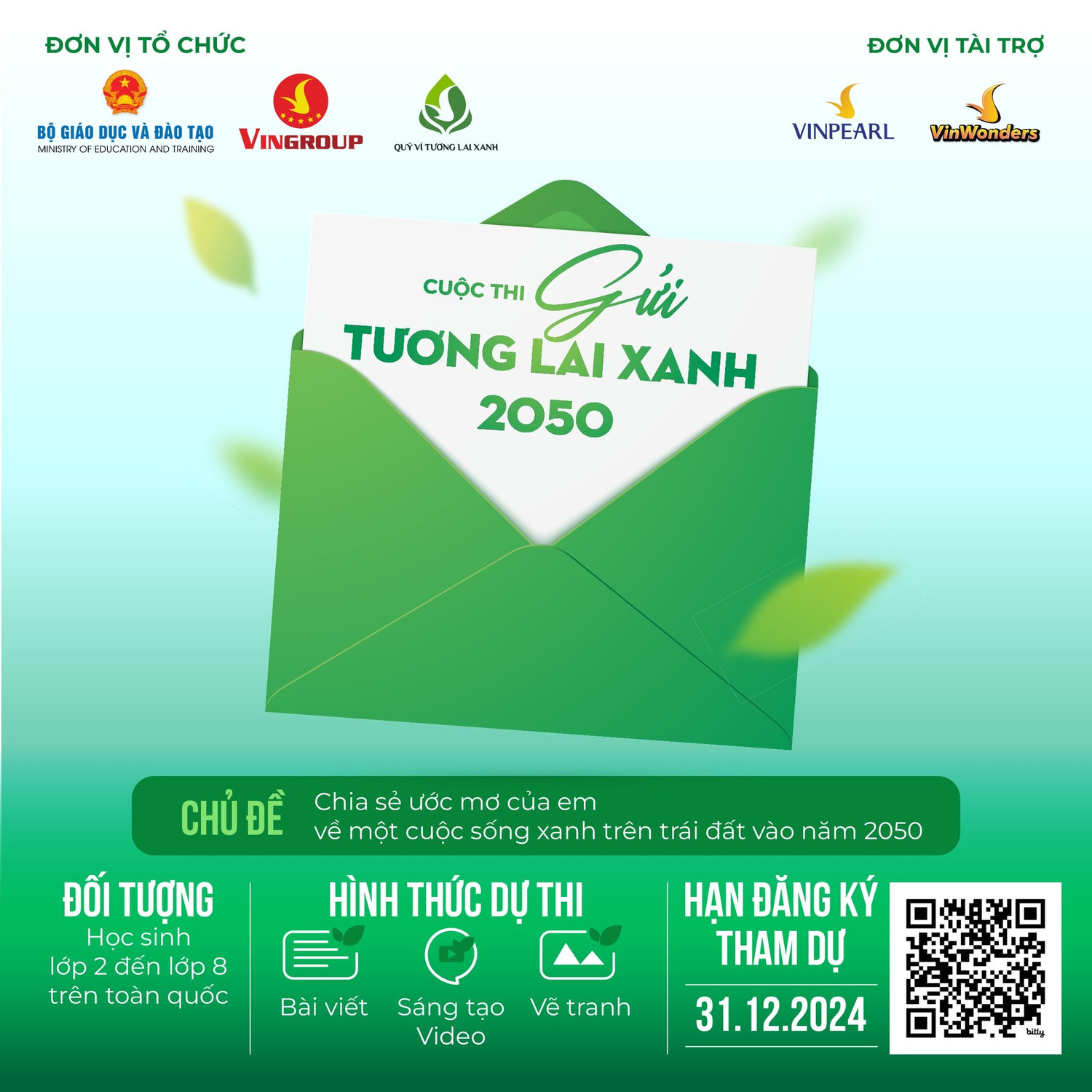 Cuộc thi 'Gửi Tương lai Xanh 2050'- Lan tỏa thông điệp xanh cho thế hệ tương lai | Báo Giáo dục ...