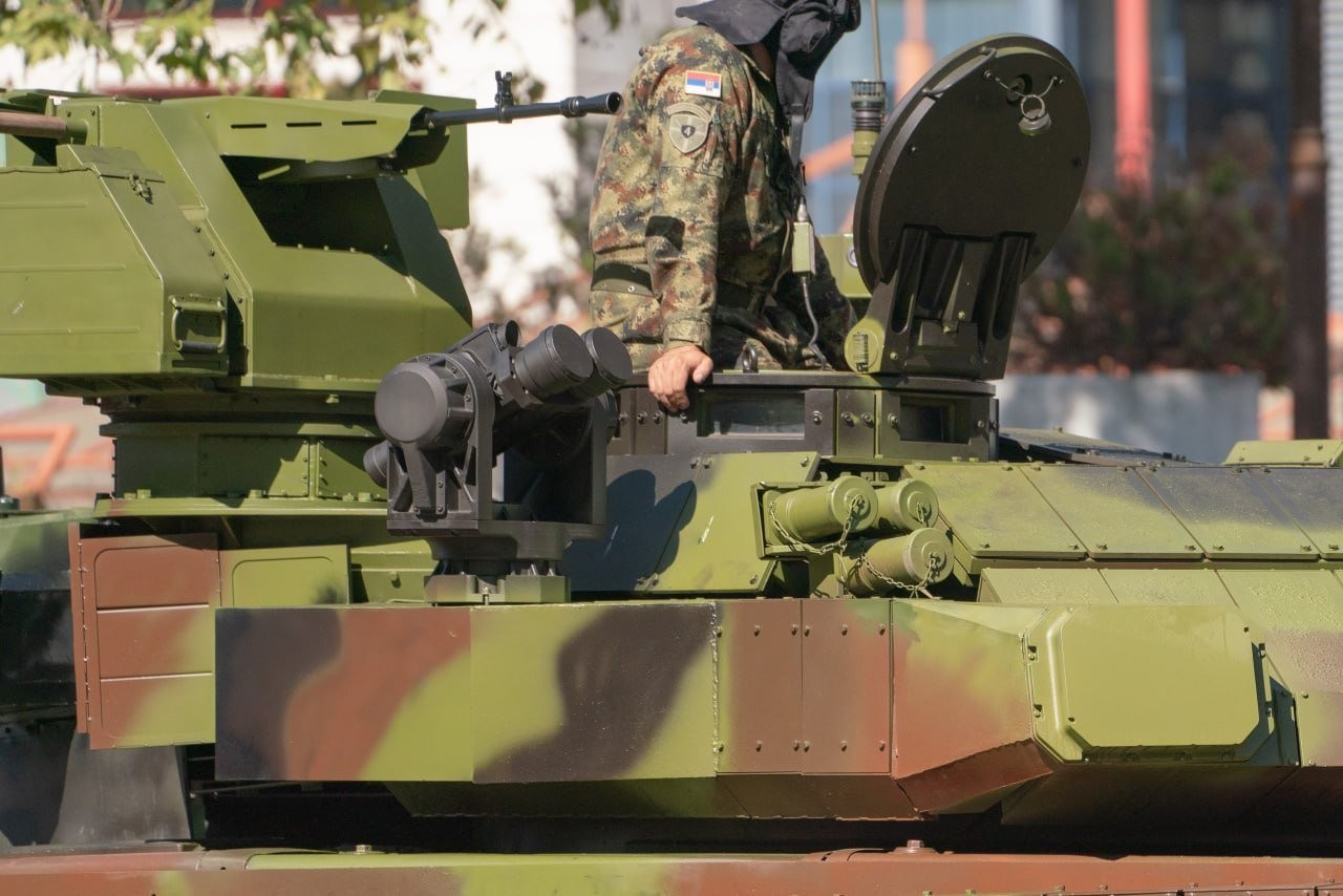 Serbia trình làng xe tăng M-84AS3 mới với hệ thống phòng vệ chủ động ...