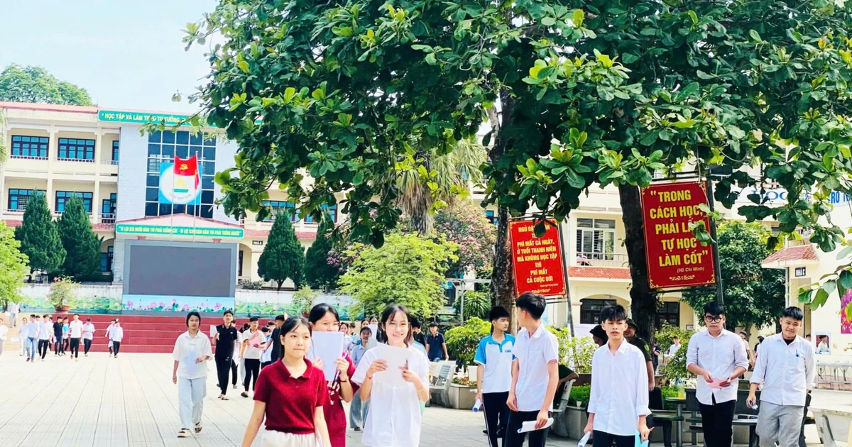 Thái Nguyên hoàn thành bài thi tuyển lớp 10 môn không chuyên