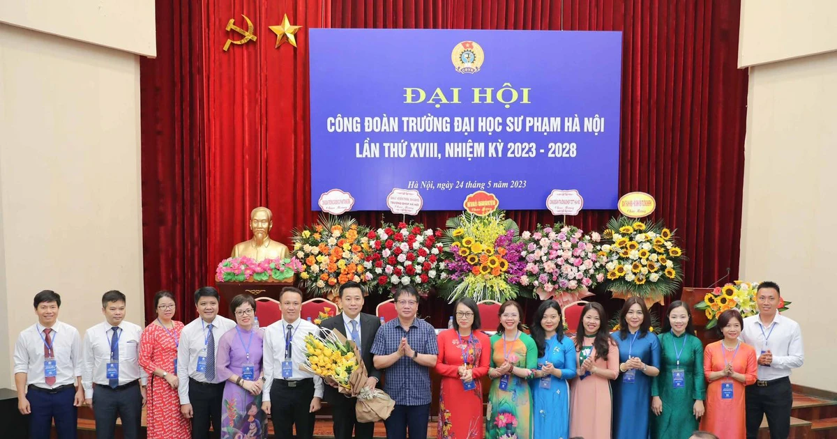 Đại hội Công đoàn Trường ĐH Sư phạm Hà Nội bầu ra 15 đồng chí | Báo ...
