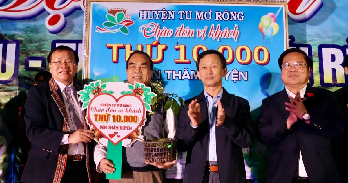 Tặng sâm Ngọc Linh tri ân du khách đến Tu Mơ Rông | Báo Giáo dục và ...