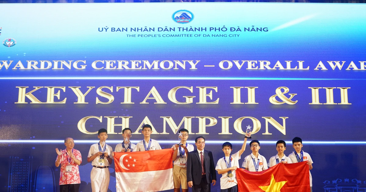 Bế mạc Kỳ thi Toán quốc tế VIMC 2025, Việt Nam và Singapore vô địch ...
