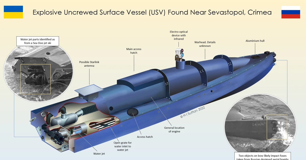 USV Ukraine bất lực trước Hạm đội Biển Đen Nga | Báo Giáo dục và Thời ...