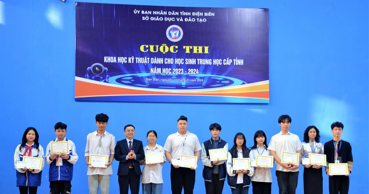 Điện Biên trao 59 giải tại cuộc thi KHKT dành cho học sinh trung học cấp tỉnh | Báo Giáo dục và ...