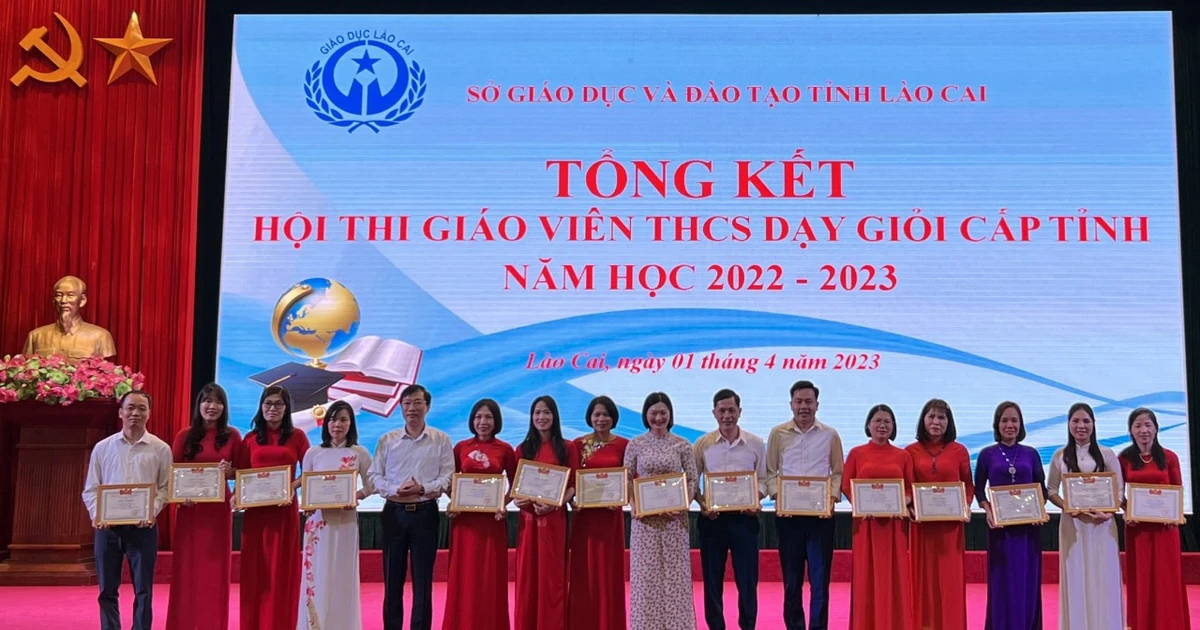 Vinh danh 546 giáo viên THCS dạy giỏi cấp tỉnh Lào Cai | Báo Giáo dục ...