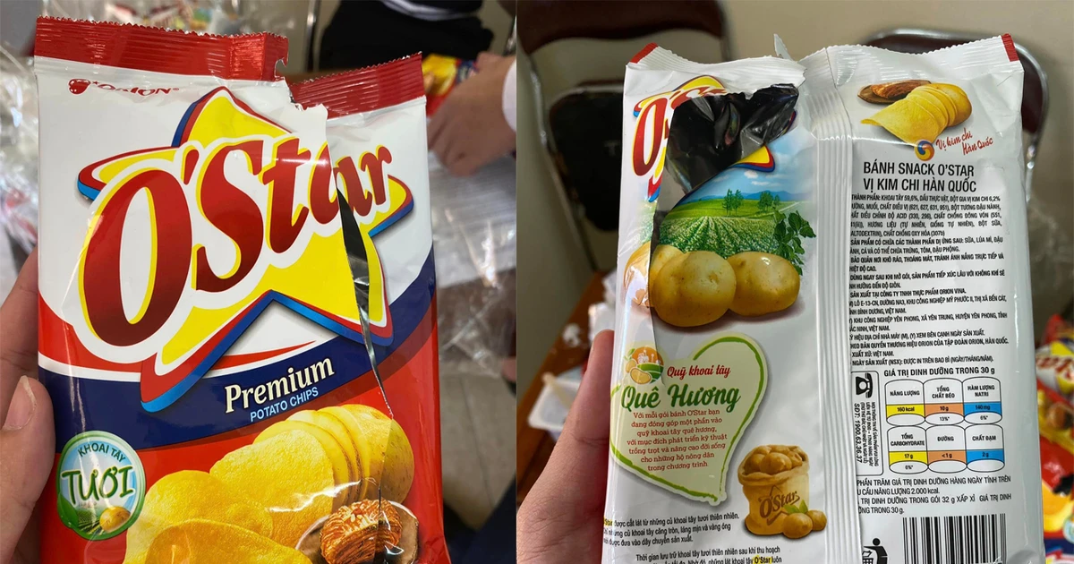 Kiểm tra quy trình sản xuất Snack O’star tại Bắc Ninh rỗng ruột | Báo ...